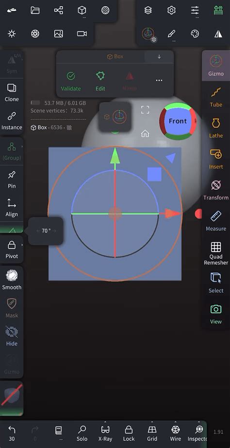 Rendering Bug Bug Report Nomad Sculpt
