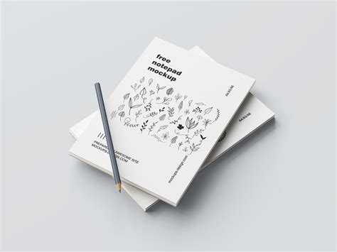 Free Notepad Mockup On Behance
