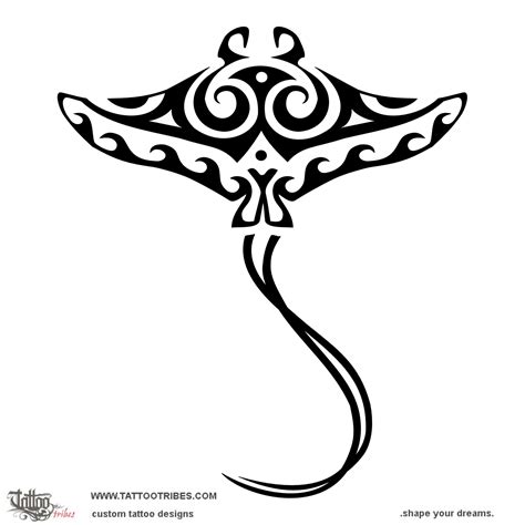 Stingray Tattoo Design
