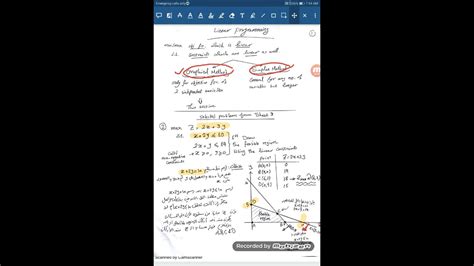 Vid1 Linear Programming Graphical Method Youtube