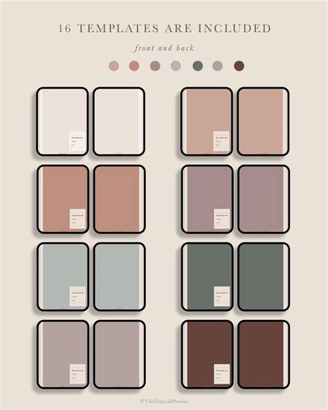 Digital Notebook Covers For Ipad And Tablet Goodnotes Covers Notes