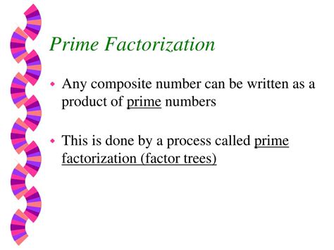 PPT Prime Factorization Factor Trees PowerPoint Presentation Free Download ID 1016925