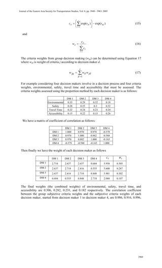 A Consistent Method To Determine Flexible Criteria Weights Pdf