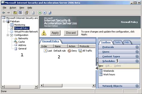 Getting Started With Microsoft Isa Server 2006 Part 2 Firewall Policy