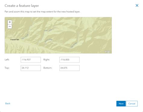 Creating Empty Feature Layers For Data Collection