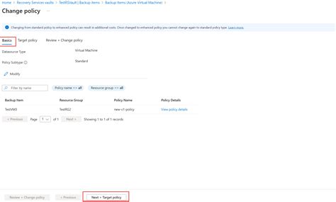 Move Vm Backup Standard To Enhanced Policy In Azure Backup Azure