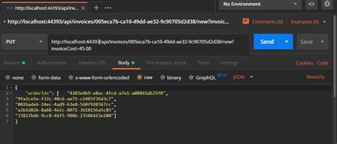 Postman ASP NET CORE API PUT Request Getting Method Not Allowed Stack Overflow