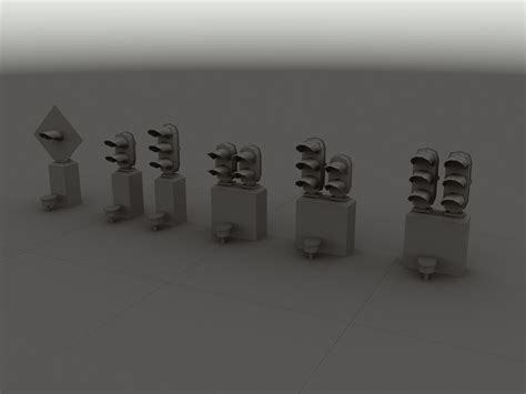 철도 조명 3d 모델 10 Max Free3d