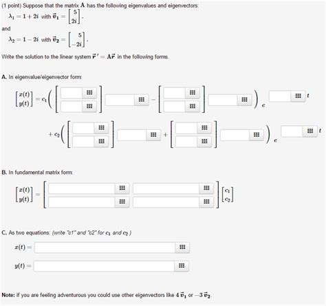 solved suppose that the matrix a has the following
