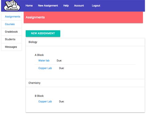 Github Maggiewiseman Labnotebook Online Lab Notebook Prototype For High School Teachers