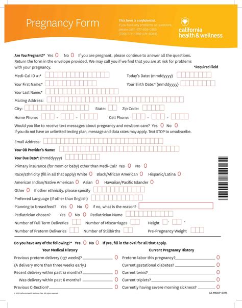 Free Printable Pregnant Papers Pregnancy Verification Pdf Word
