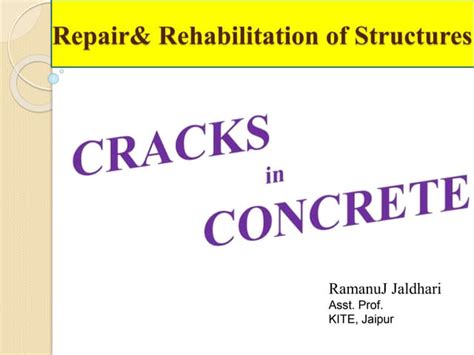 Types Of Cracks In Building Docx