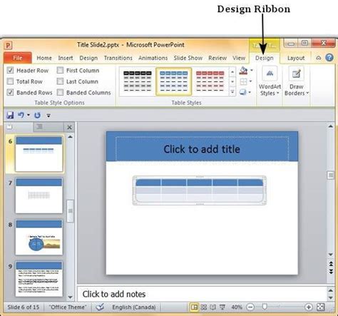 Change Table Height Powerpoint At Melissa Lindstrom Blog