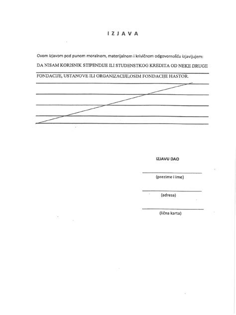 Izjava Pdf Izjava Pdf
