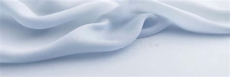 Luxurious Smooth White Silk Fabric Flows Gracefully Ideal For Creating