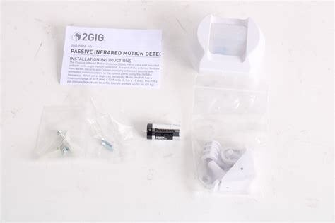 2gig 2gig Pir1e 345 Passive Infrared Motion Detector With Hardware And Ntc Tech