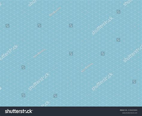 White Isometric Grid Template Vertical Horizontal Stock Vector Royalty