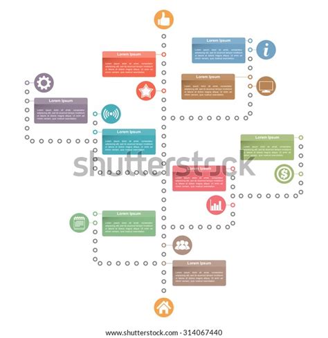 Tree Diagram Template Vector Eps Illustration Stock Vector Royalty Free Shutterstock