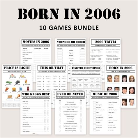 18 Year Old Games Etsy