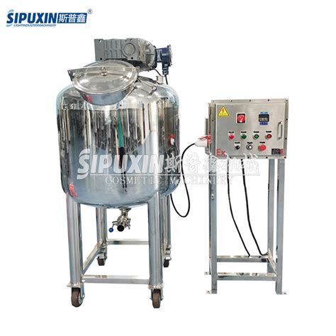 Explosion Proof 200l With Agitator Liquid Alcohol Blending Tank