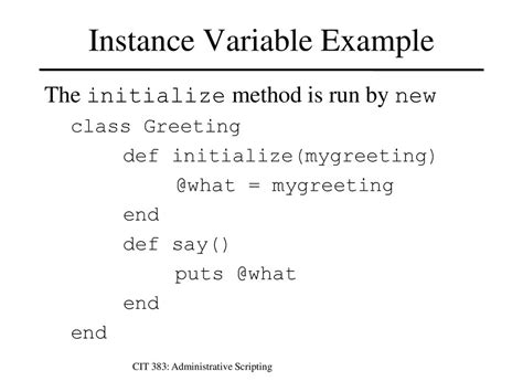 CIT 383: Administrative Scripting - ppt download