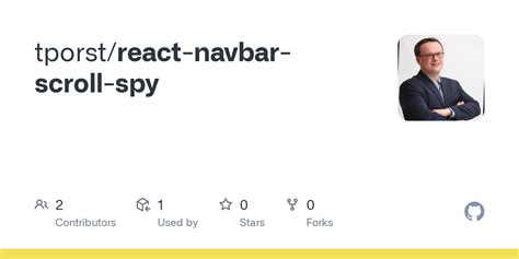Github Tporstreact Navbar Scroll Spy