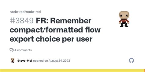 Fr Remember Compactformatted Flow Export Choice Per User · Issue 3849 · Node Rednode Red