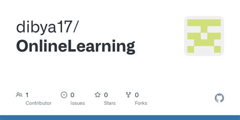 Github Dibya17onlinelearning