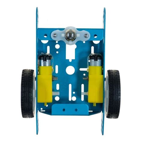 Aluminum Alloy 2wd Diy Robot Car Blue Diy Blue Kitsguru