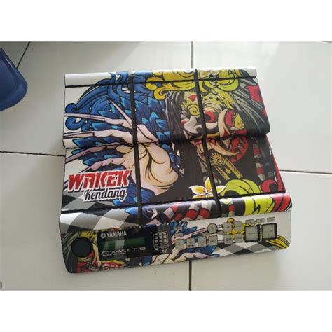 jual sticker dtx multipad electronic drum kits kendang elektrik