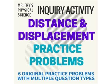 Distance And Displacement Practice Problems Teaching Resources