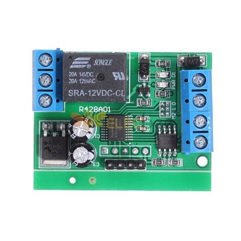 Elecbee 1Channel 12V DC RS485 MODBUS RTU Multi Function Relay Module PLC Controller For Smart