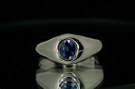 Sapphire Class Ring Deboscq Fine Jewelry