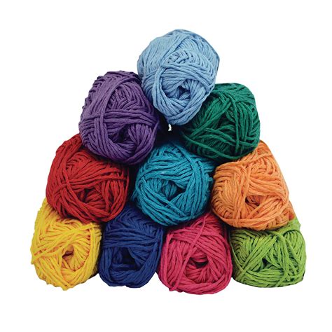 Hc1499321 Coloured Craft Cotton Pack Of 10 Findel International