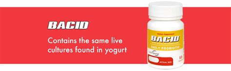 Bacid Daily Probiotic With Bacillus Coagulans For Digestive Health