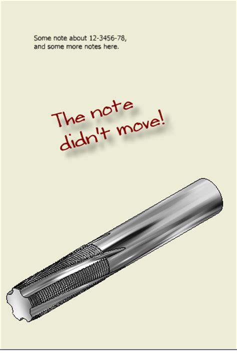 From The Trenches With Autodesk Inventor Associate A Text Note With A