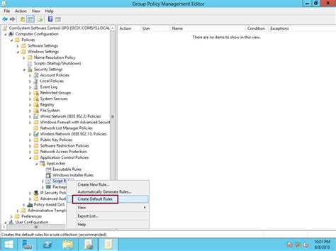 Simple Step Configuring Applocker In Windows Server 2012 R2 Just A Random Microsoft Server