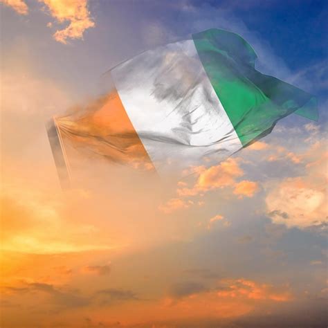 Premium Photo County Of Cotedlvoire Flag World Flag