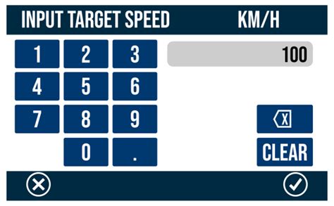 Speed Display Mode Vbox Touch Rtk Racelogic Support Centre