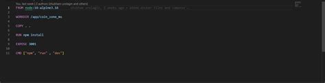 i m implementing docker containers for my node js application and i m