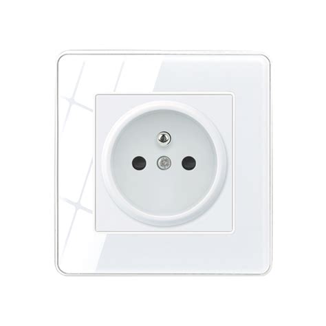 French Socket Tempered Glass Whiteblackgreygold Color Socket George Light