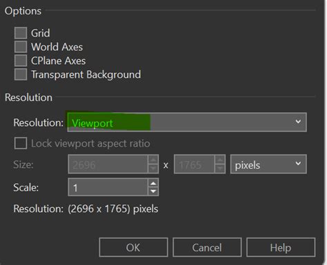 Bug Rhino 8 Rhino Does Not Remember Viewcapturetofile Options