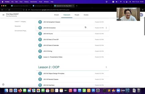 java developer class home