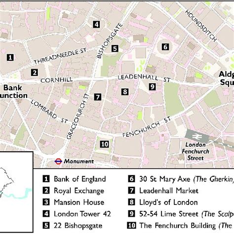 Aldgate Square And Bank Junction Download Scientific Diagram