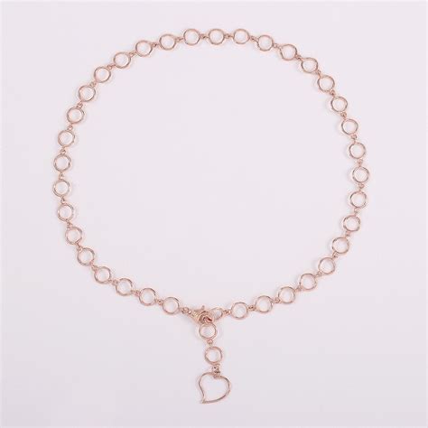 Diagem 14k 18k 정품 Gold And Rose Gold 볼드 체인 발찌 데일리 발찌