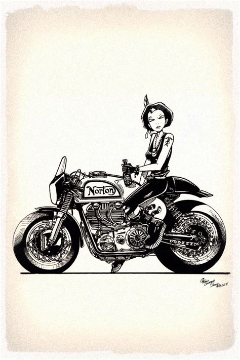 Pin By Hp2 Mav On Motorcycles Motorcycle Art Biker Art Motorcycle Girl