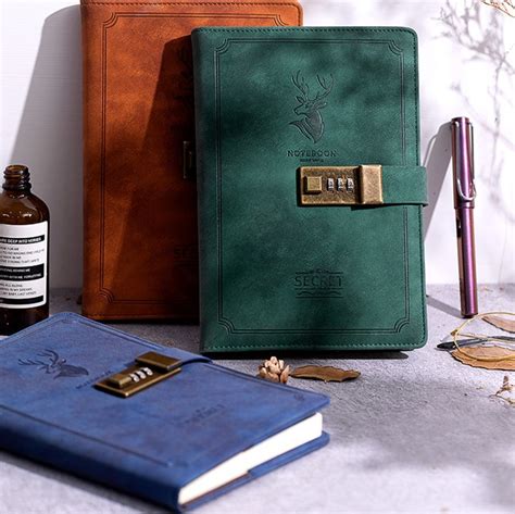 Vintage Notebook Journal With Lock Dtc World