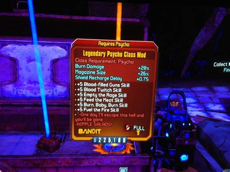 Legendary Psycho Class Mod Borderlands 2 Gaming
