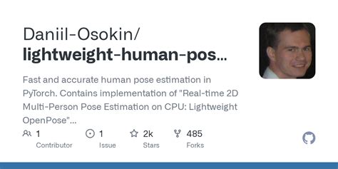 Github Daniil Osokinlightweight Human Pose Estimationpytorch Fast And Accurate Human Pose