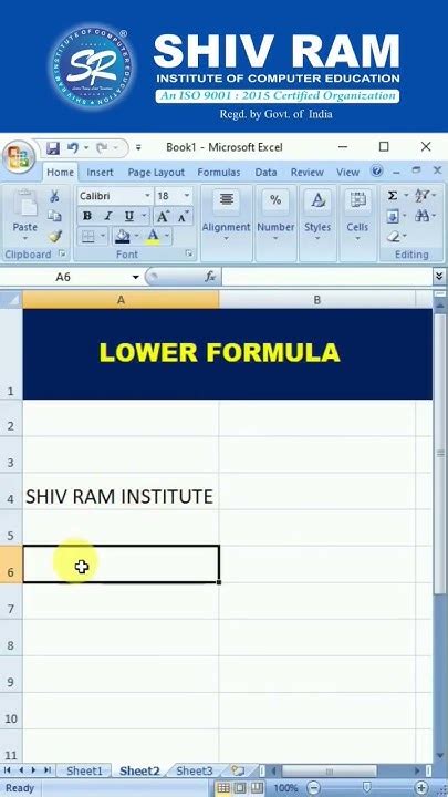 Lower Formula Use In Ms Excel Education Excel Msexcel Exceltips Exceltutorial Exceltricks